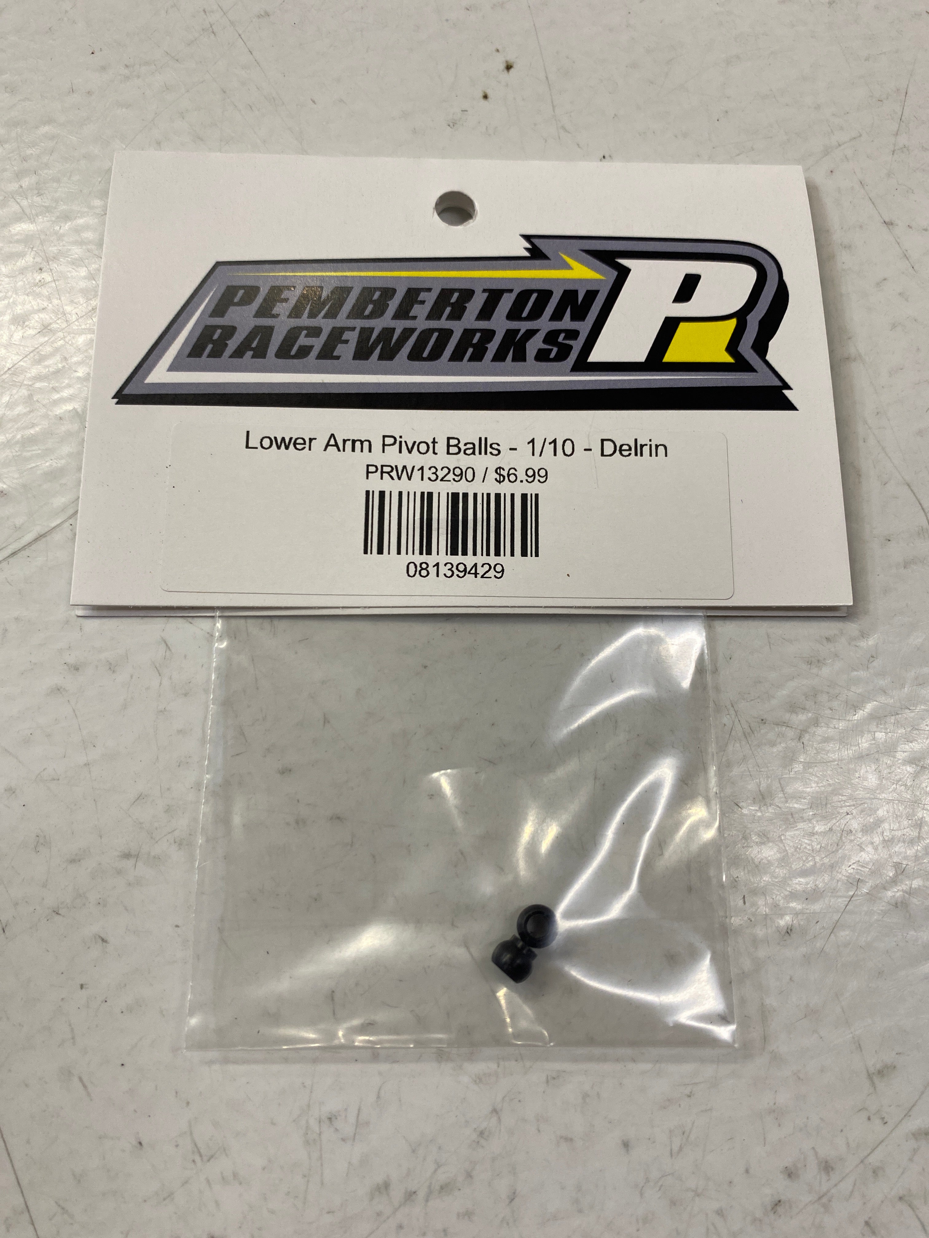 Lower Arm Pivot Balls - 1/10 - Delrin (PRW13290) – Pemberton Raceworks