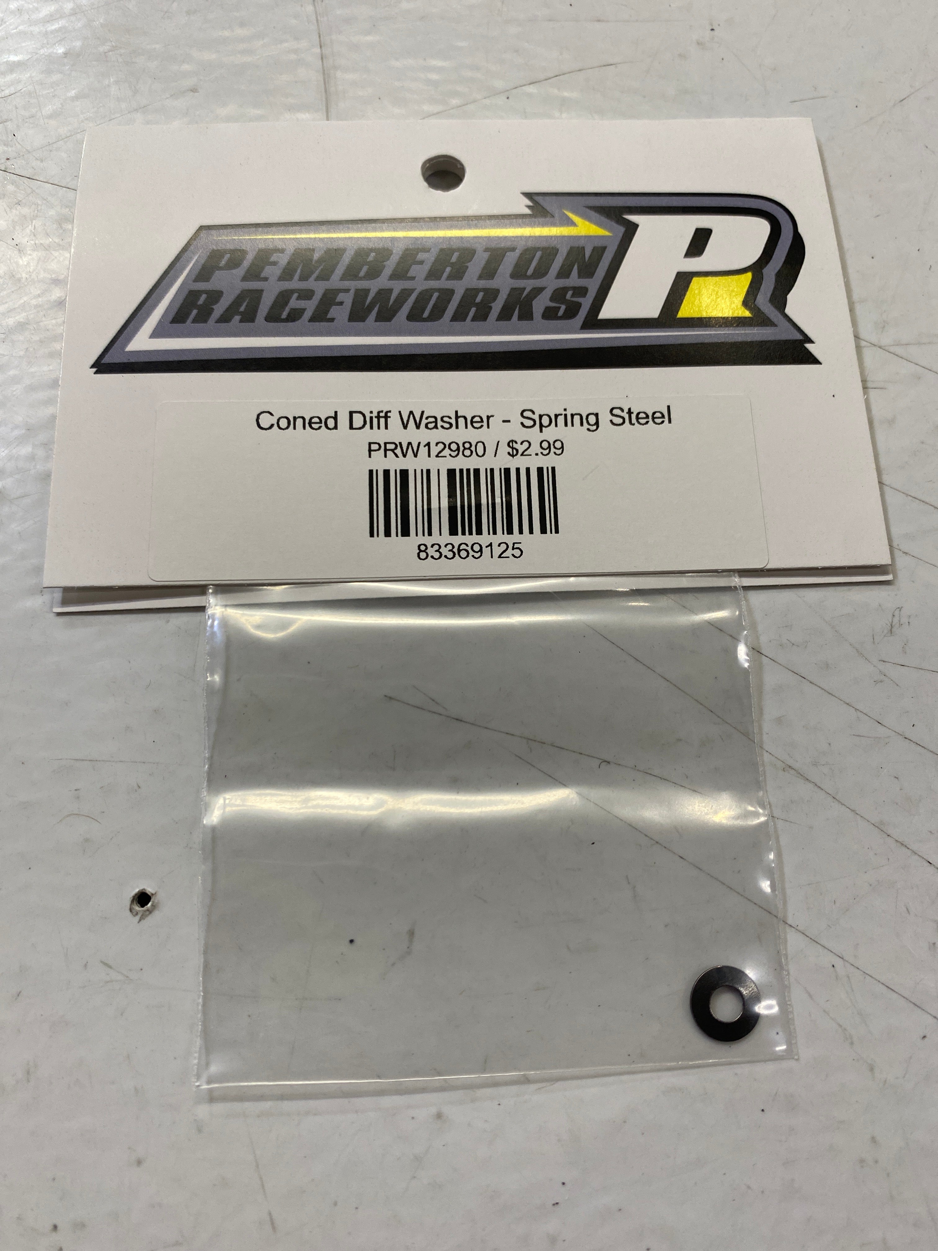 Coned Diff Washer - Spring Steel (PRW12980) – Pemberton Raceworks