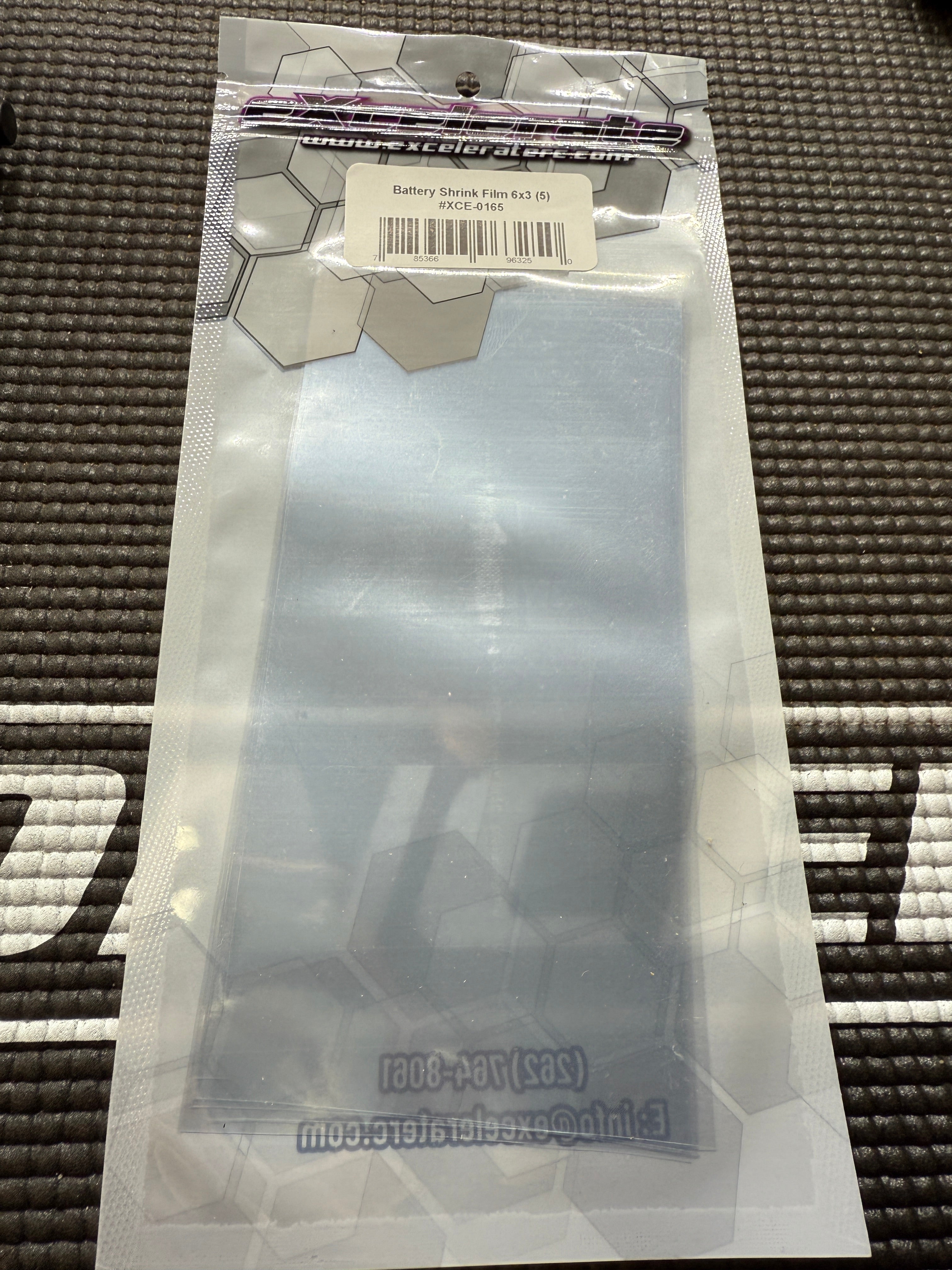 eXcelerate Battery Shrink Film - 6x3" (5) – Pemberton Raceworks